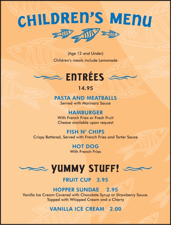 Kids | The Fish Hopper